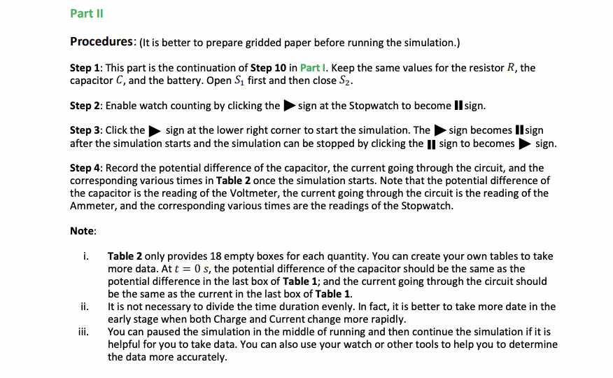 \r\nStep 5: Stop the simulation by clicking the II | Chegg.com