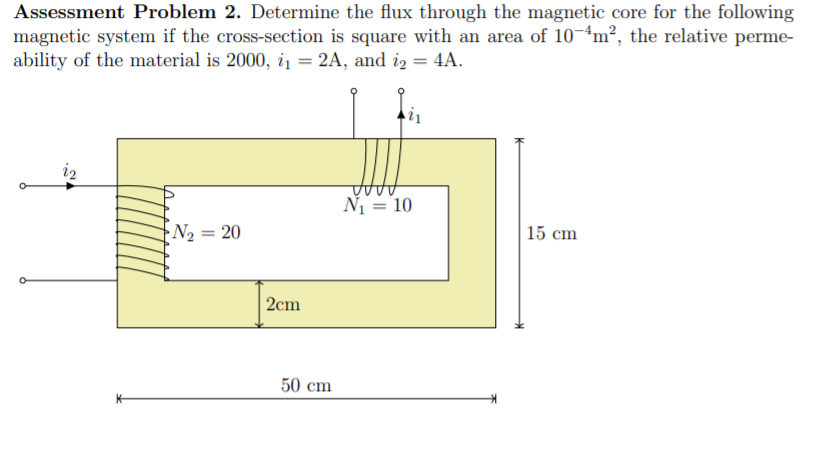 Solved Assessment Problem 2. Determine the flux through the | Chegg.com