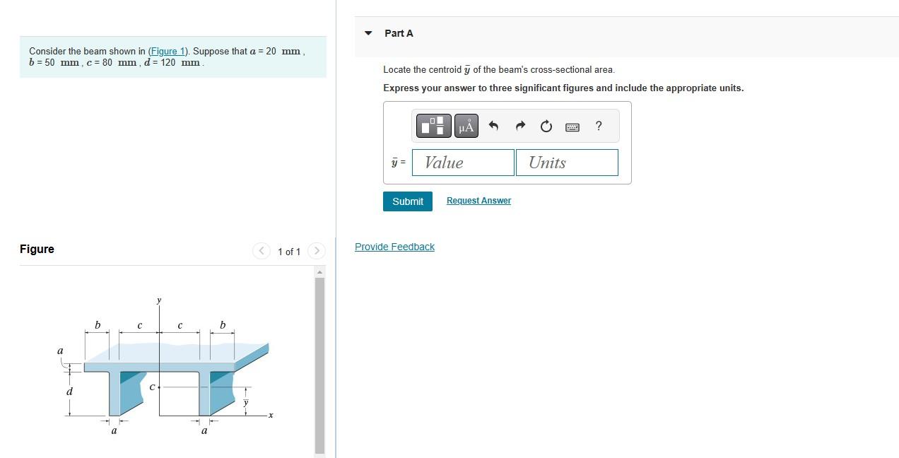 Solved Consider the beam shown in (Figure 1). Suppose that | Chegg.com
