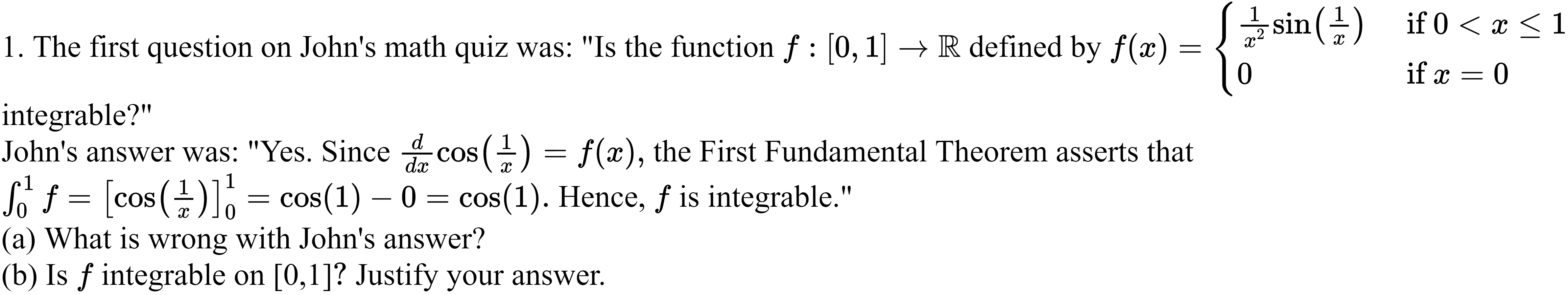 Solved 1 S zsin(1) if 0 | Chegg.com
