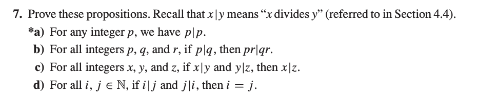 Solved Please do #7C. (2.4 Proof Format IV: Mathematical | Chegg.com