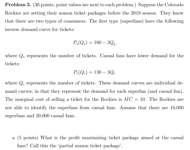 Problem 3. (36 points, point values are next to each | Chegg.com Problem 3. (36 points, point values are next to each | Chegg.com
