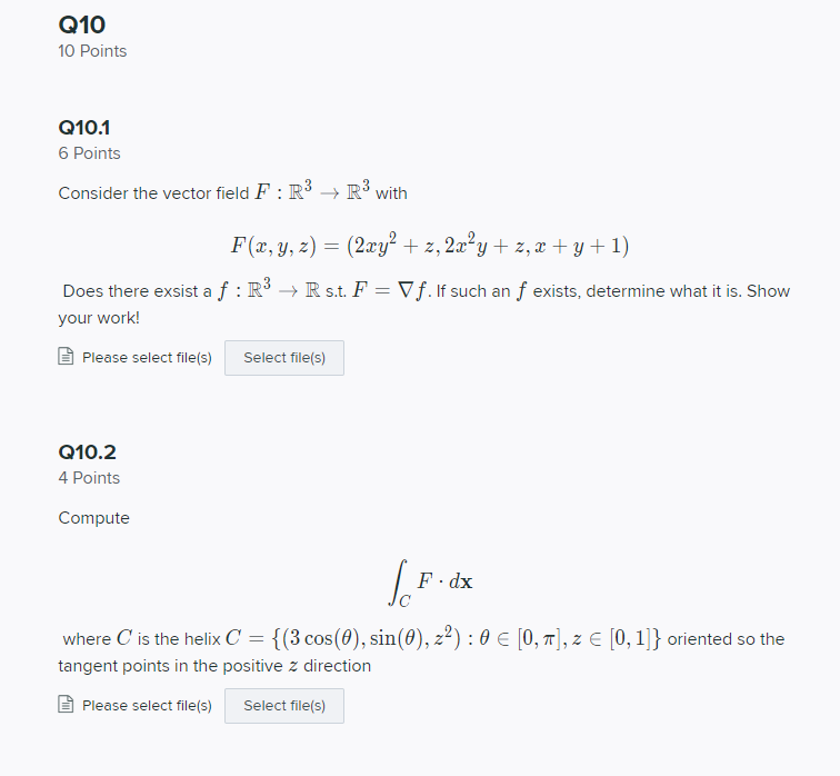 Solved Q10 10 Points Q10.1 6 Points Consider the vector | Chegg.com Solved Q10 10 Points Q10.1 6 Points Consider the vector | Chegg.com