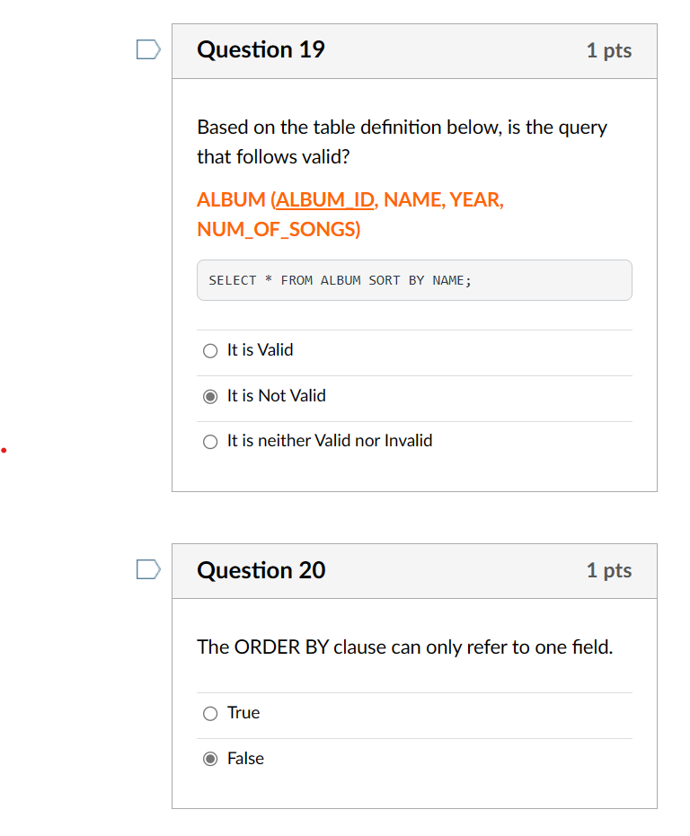 Solved Based on the table definition below, is the query | Chegg.com Solved Based on the table definition below, is the query | Chegg.com