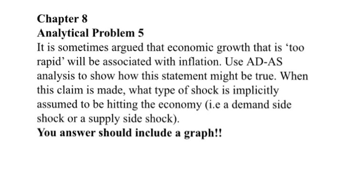 Solved Chapter 8 Analytical Problem 5 It is sometimes argued | Chegg.com