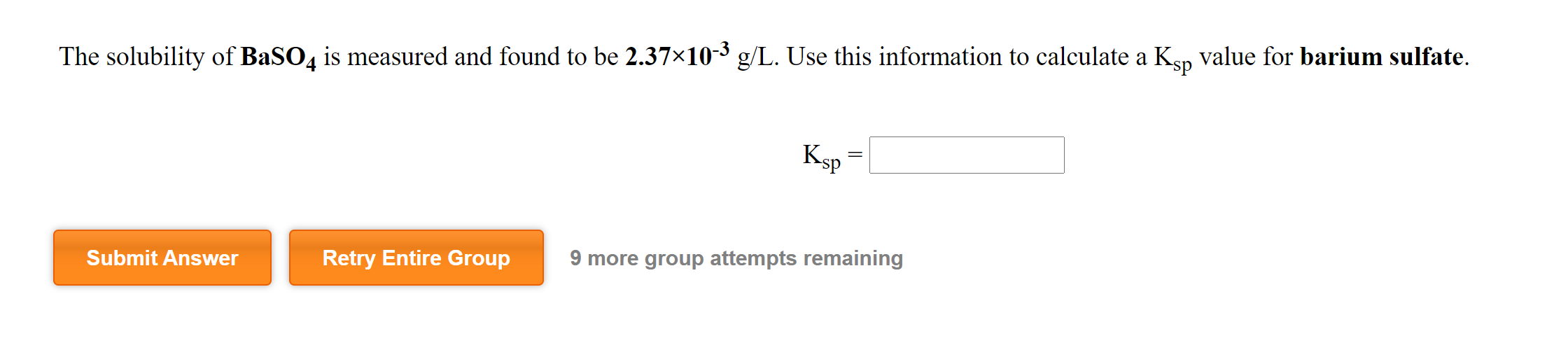 Solved The solubility of Ag2SO3 is measured and found to be | Chegg.com