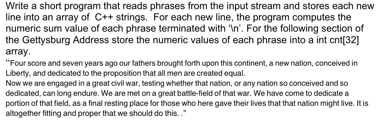 Write a short program that reads phrases from the | Chegg.com