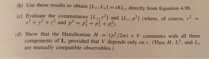 Solved *Problem 4.19 (a) Starting with the canonical | Chegg.com
