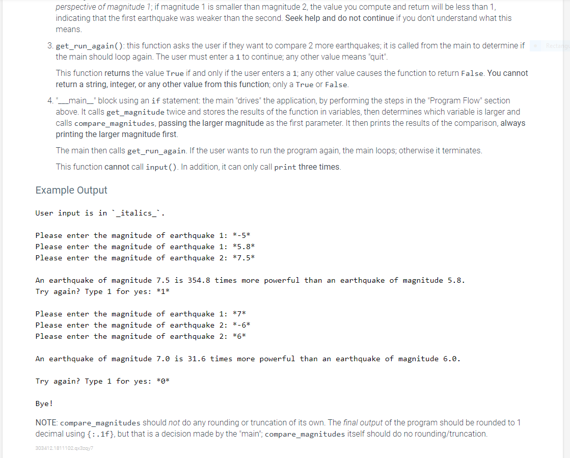 Solved 6.13 LAB: Shake, Rattle and Roll (Long) Rectal In | Chegg.com