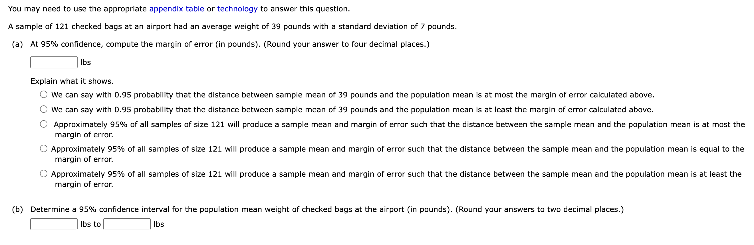 Solved You may need to use the appropriate appendix table or | Chegg.com