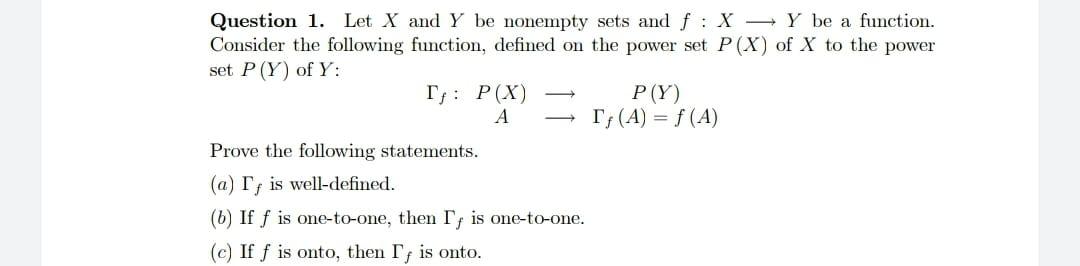 Solved Abstract mathematics. (URGENT) Please show all the | Chegg.com
