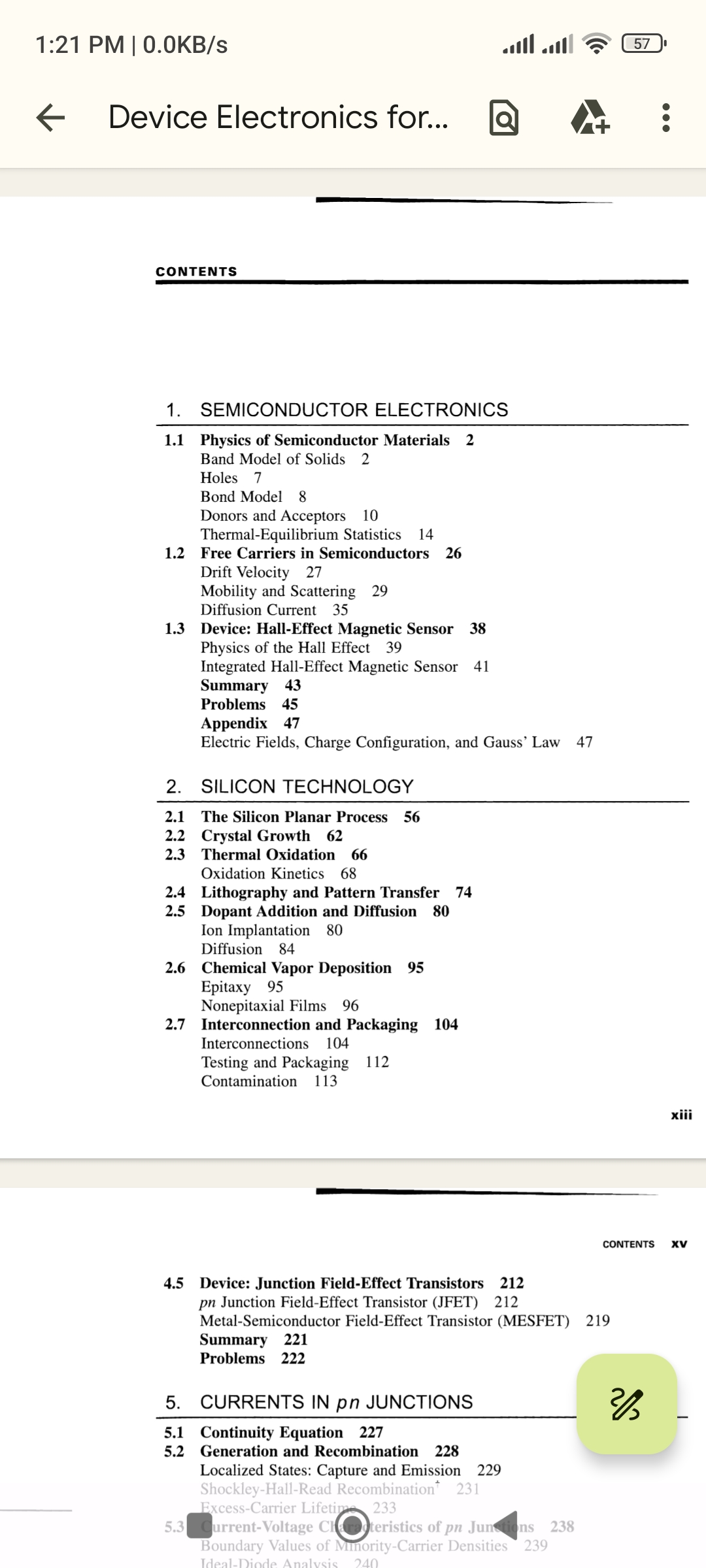 Solved 1. SEMICONDUCTOR ELECTRONICS 1.1 Physics of | Chegg.com
