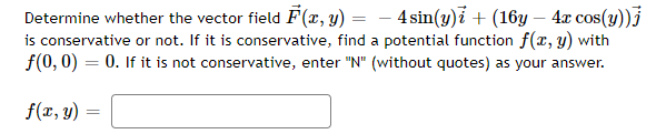 Solved Determine whether the vector field | Chegg.com