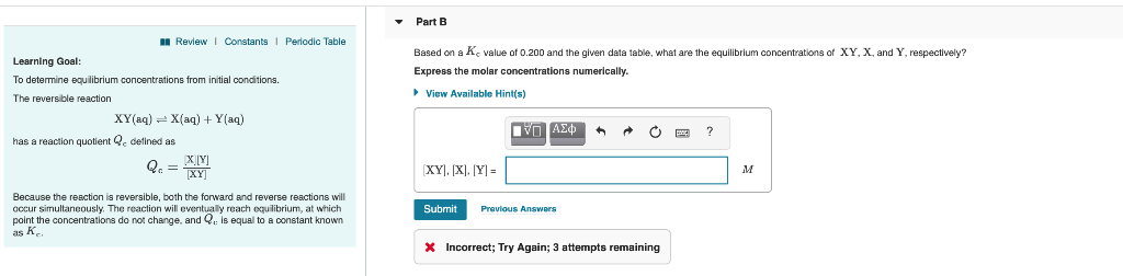 Solved -Part B Review Constants Perlodic Table Based on a K | Chegg.com