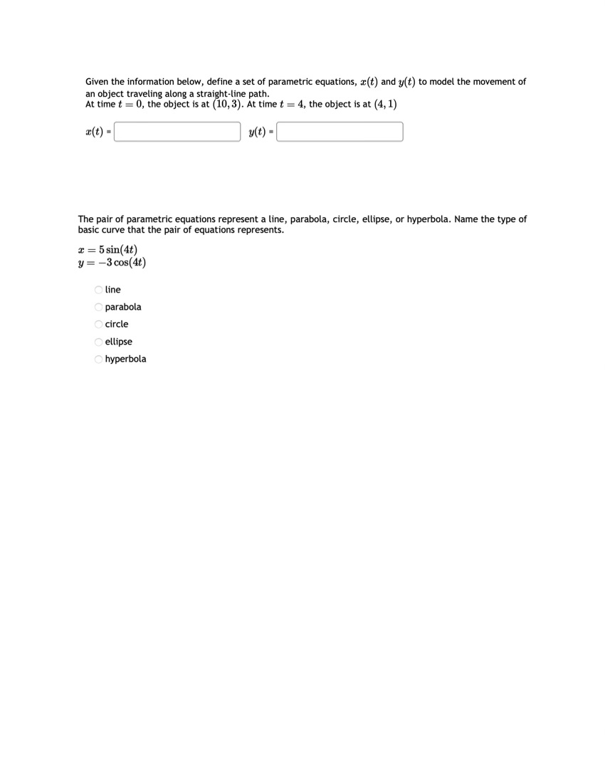 Given the information below, define a set of | Chegg.com