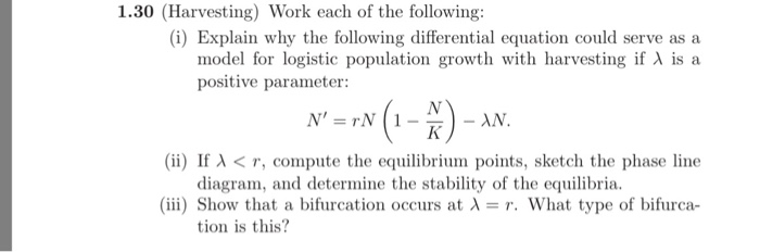 Solved Work each of the following: (i) Explain why the | Chegg.com