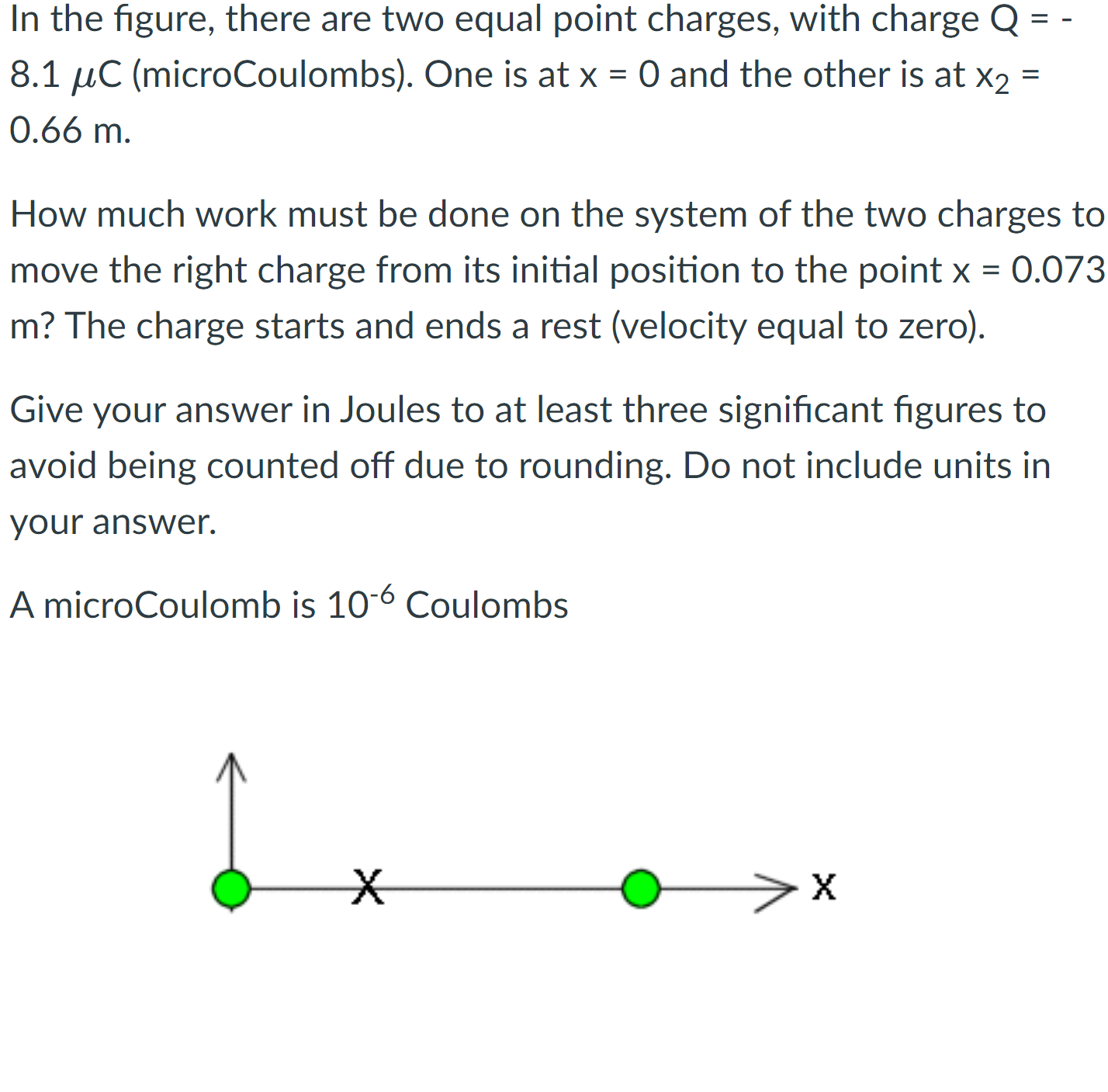 Solved In the figure, there are two equal point charges, | Chegg.com