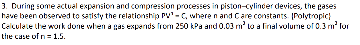 Solved 2. Calculate the total boundary work done, in Btu, | Chegg.com