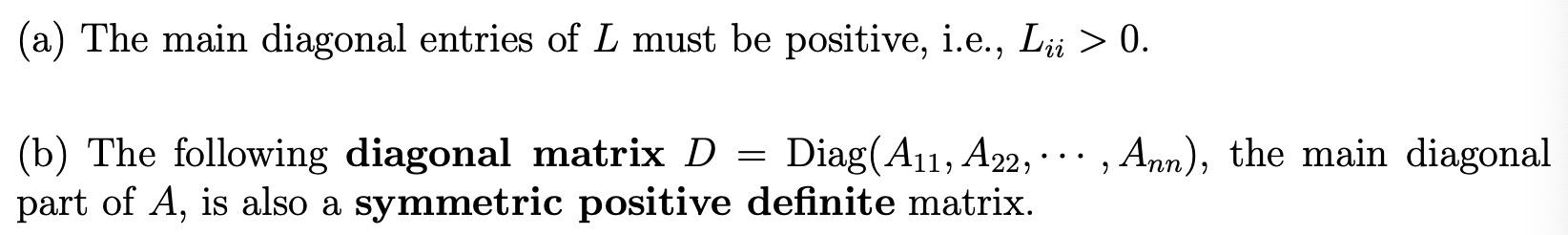 Solved Let A be an n x n symmetric positive definite matrix | Chegg.com