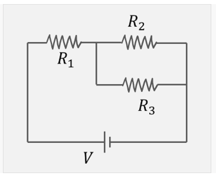 Solved Three resistors ﻿R1 = ﻿﻿16﻿﻿﻿, ﻿R2 = ﻿19﻿﻿﻿﻿ and ﻿R3 | Chegg.com