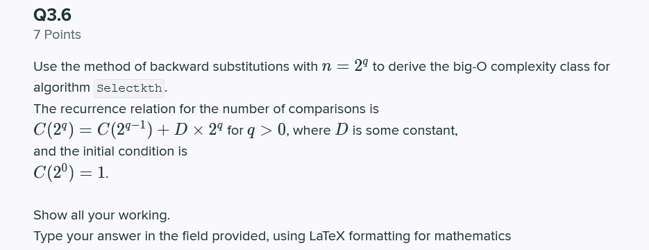 Solved Q3 Finding the k-th smallest element in an array 16 | Chegg.com Solved Q3 Finding the k-th smallest element in an array 16 | Chegg.com