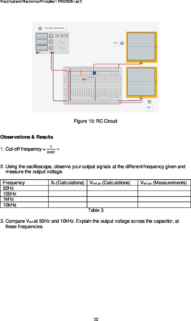 Solved Objective: Experiment 1: Introduction to AC Signals | Chegg.com