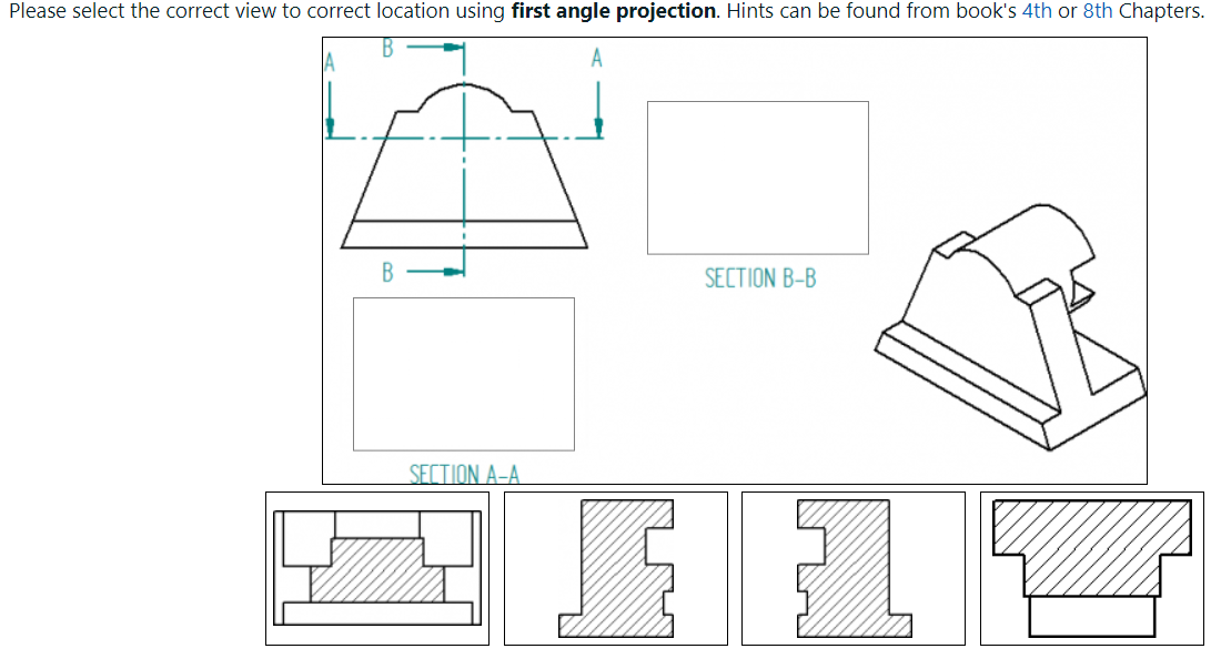 Solved Please select the correct view to correct location | Chegg.com