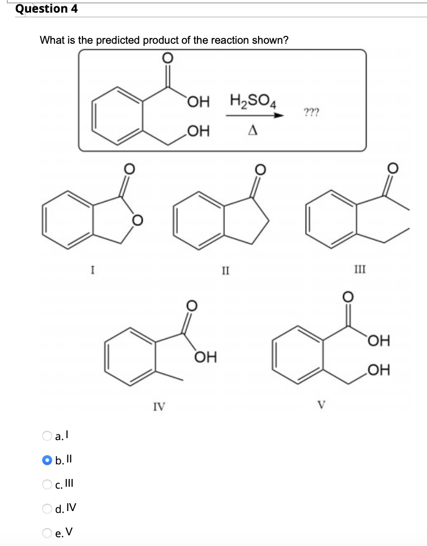 Solved What is the predicted product of the reaction shown? | Chegg.com