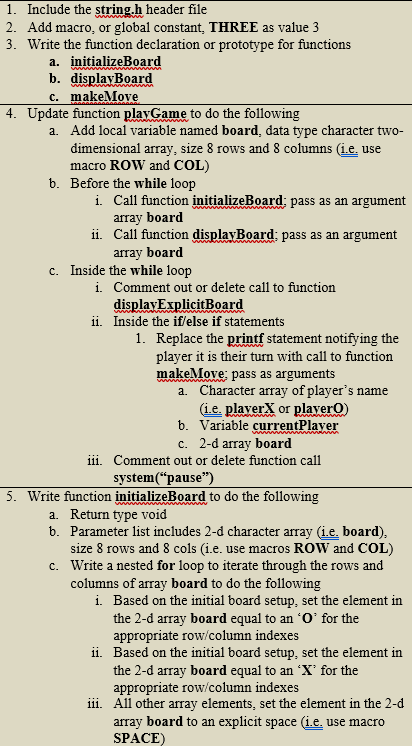 Solved C Programming Could You Update The Code Using The