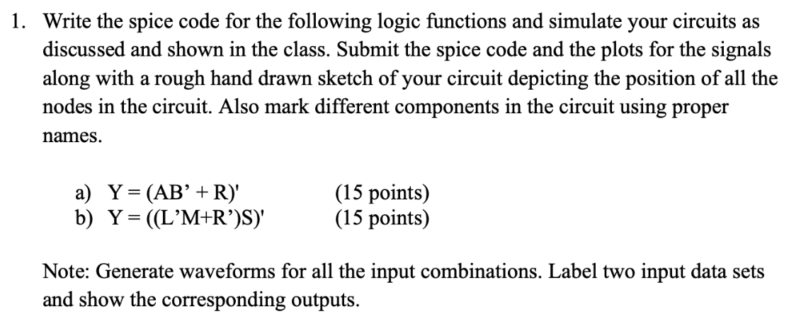 Solved Use Ltspice For Solved This Problem Only Use 9060