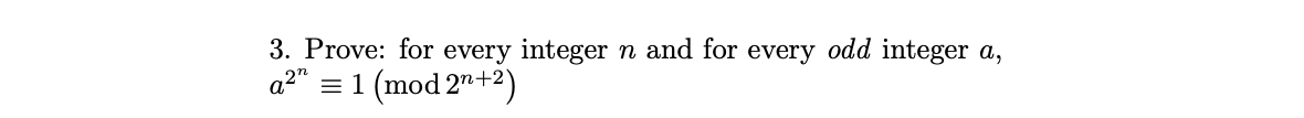 Solved 3. Prove: for every integer n and for every odd | Chegg.com
