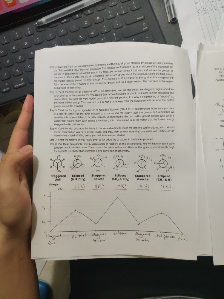 Chem 121 Lab Day3and4 Molecular Modeling Lab Repor