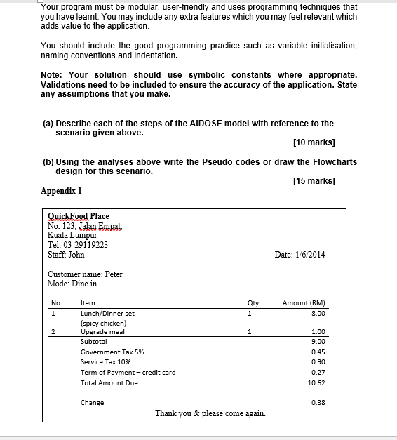 Solved Read the case study below and apply the 6 steps | Chegg.com