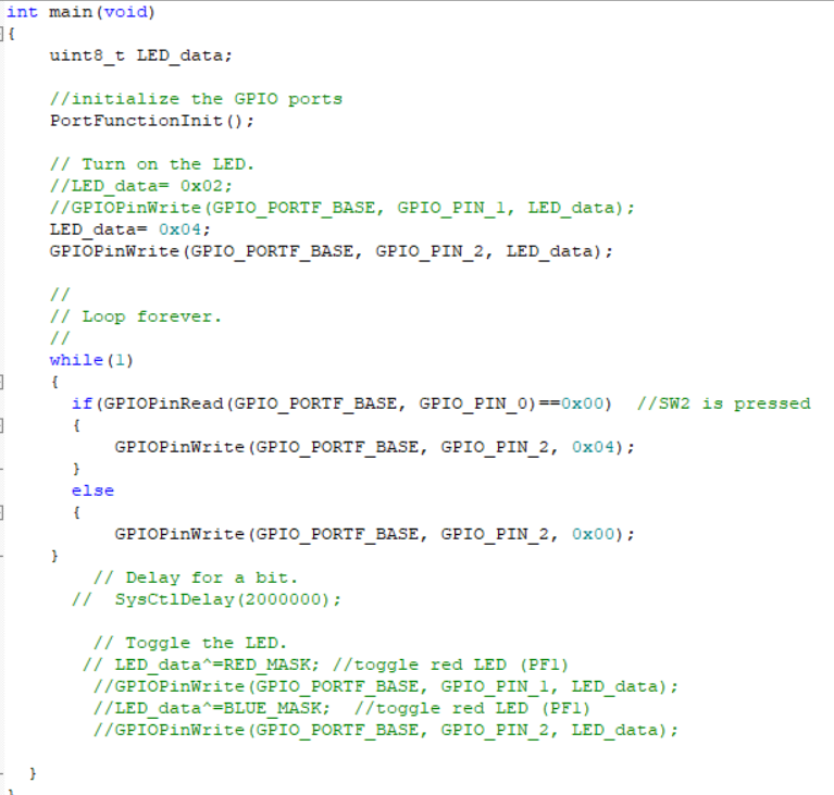 Tiva Series TM4C123GLX microcontroller using Keil | Chegg.com