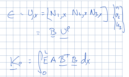 Solved Ke for quadratic displacement par eleme ot, 47x 10 O | Chegg.com