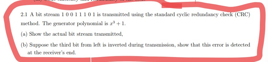 Solved 2.1 A bit stream 10011101 is transmitted using the | Chegg.com