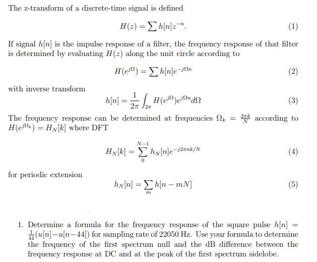Solved The z-transform of a discrete-time signal is defined | Chegg.com