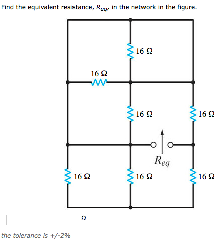 Solved Find the equivalent resistance, Req in the network in | Chegg.com