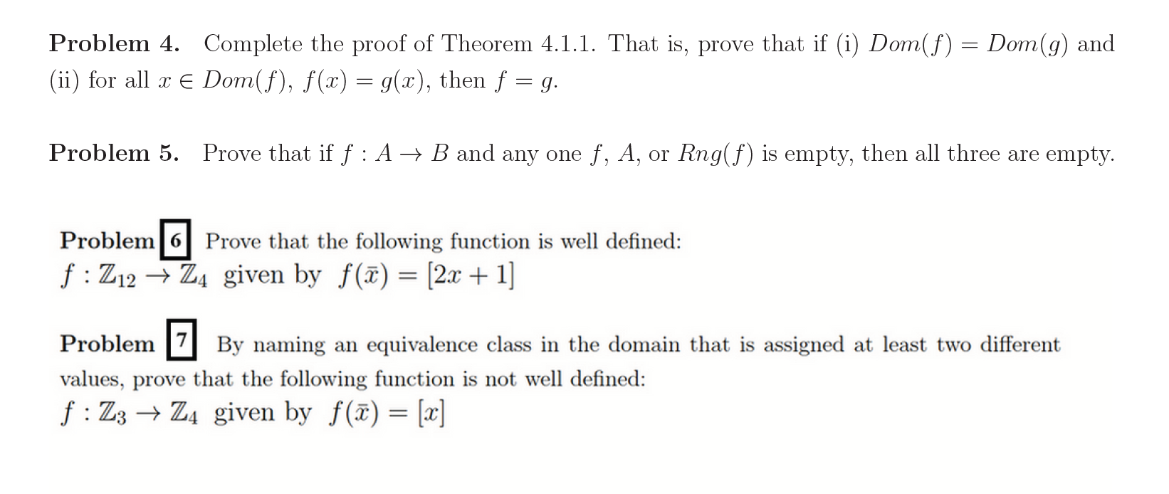 Solved = Problem 4. Complete the proof of Theorem 4.1.1. | Chegg.com