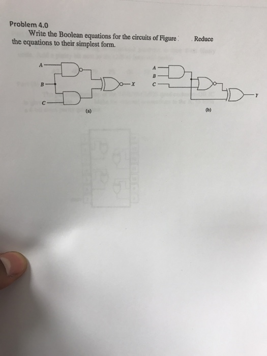 Solved Write the Boolean equations for the circuits of | Chegg.com