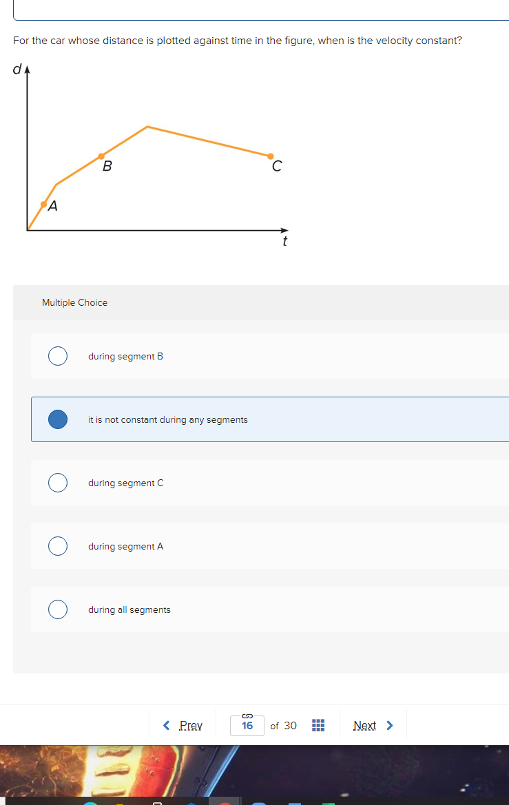 Solved 23 A Car Traveling Due East With An Initial Velocity