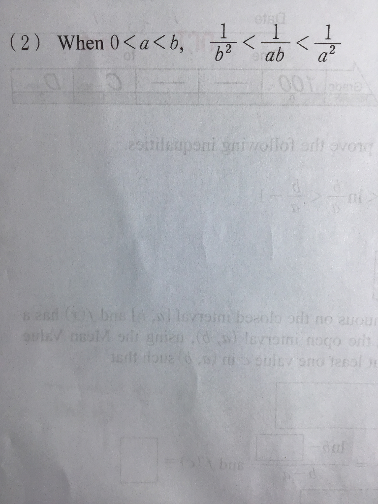 Solved Using the Mean Value Theorem, prove the following | Chegg.com