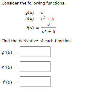 Solved Consider the following functions. g(x) = 2x2 h(x) = x | Chegg.com