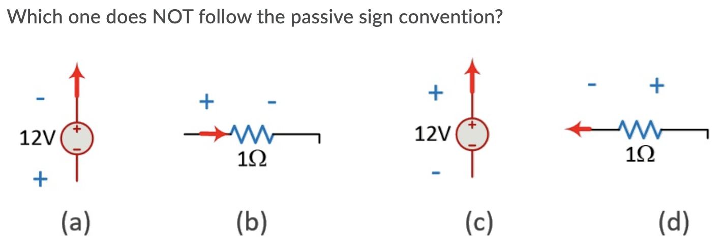 Solved Which one does NOT follow the passive sign | Chegg.com