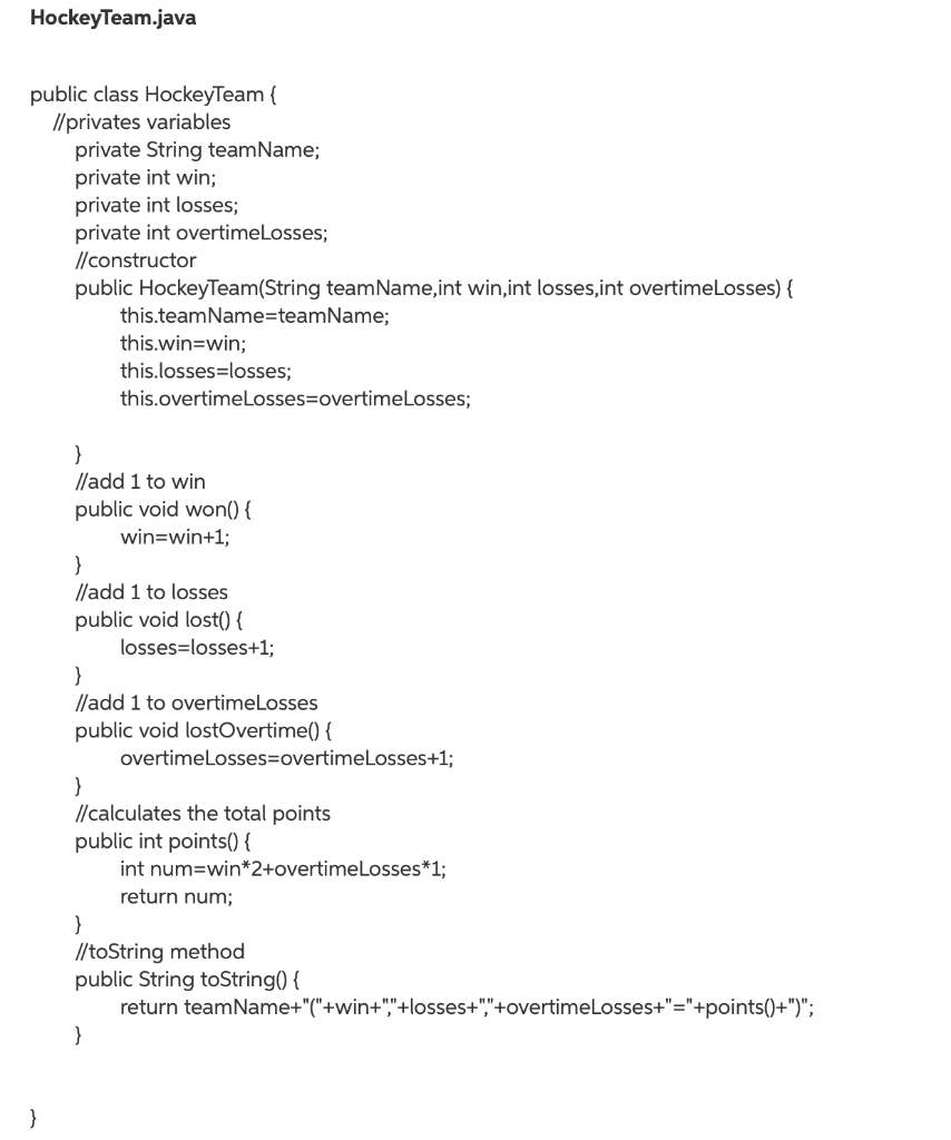 Solved 1. Create a file Game.java which will implement a | Chegg.com