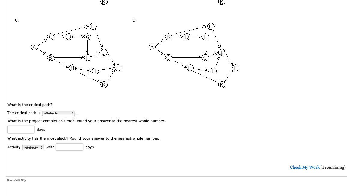 Solved Choose the correct network for the project. The | Chegg.com