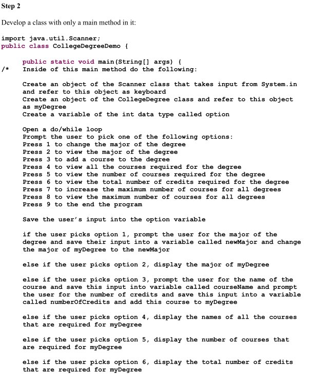 Solved Programming assignment for Java: Do not add any other | Chegg.com