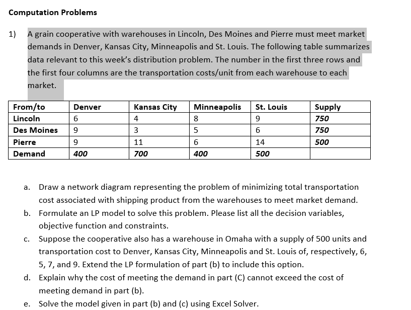 computation-problems-1-a-grain-cooperative-with-chegg