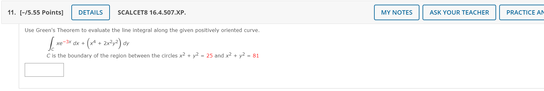Solved Use Green's Theorem to evaluate the line integral | Chegg.com