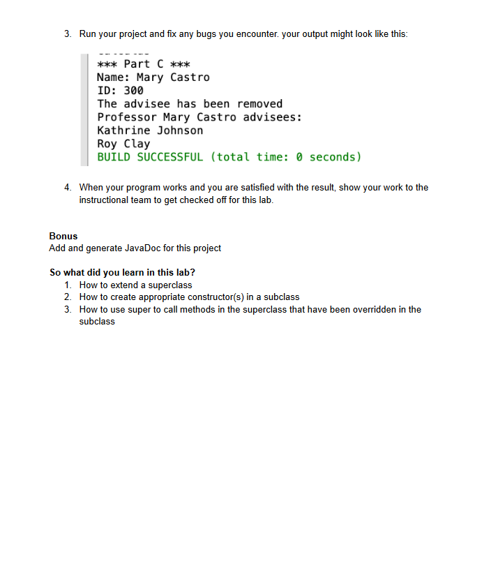 Solved ITSC 1213 - Inheritance Part 1 Introduction | Chegg.com